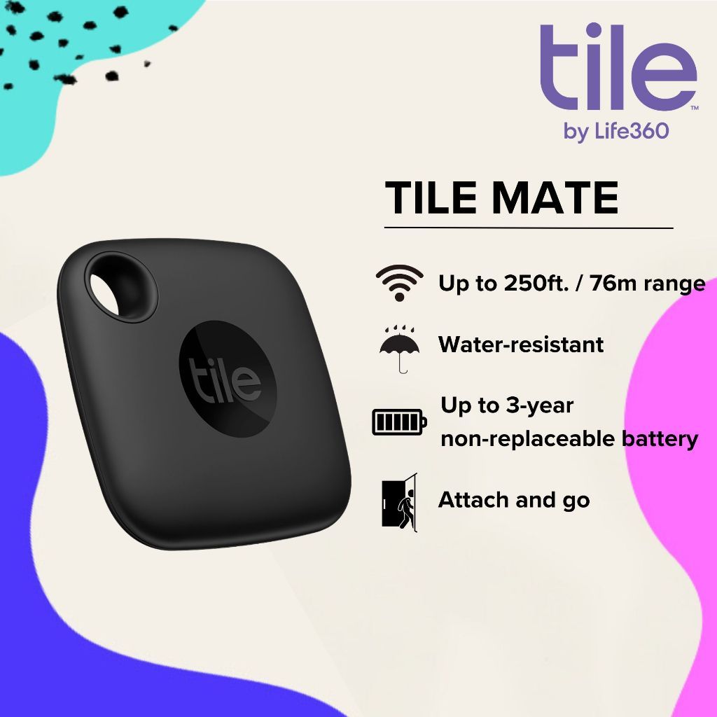 Tile Mate, The versatile tracker for keys and more, works in IOS and ...