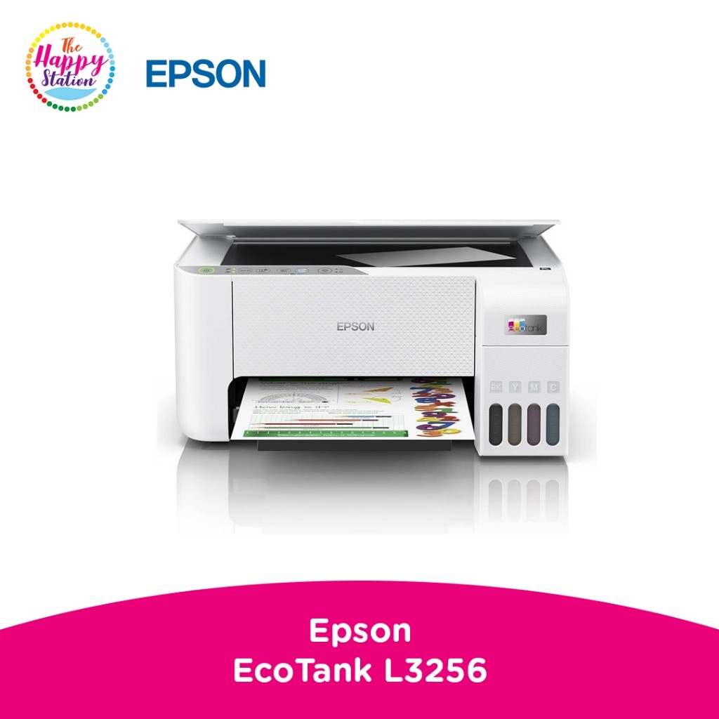 EPSON | EcoTank L3256, A4 Wi-Fi All-in-One Ink Tank Printer | Shopee ...