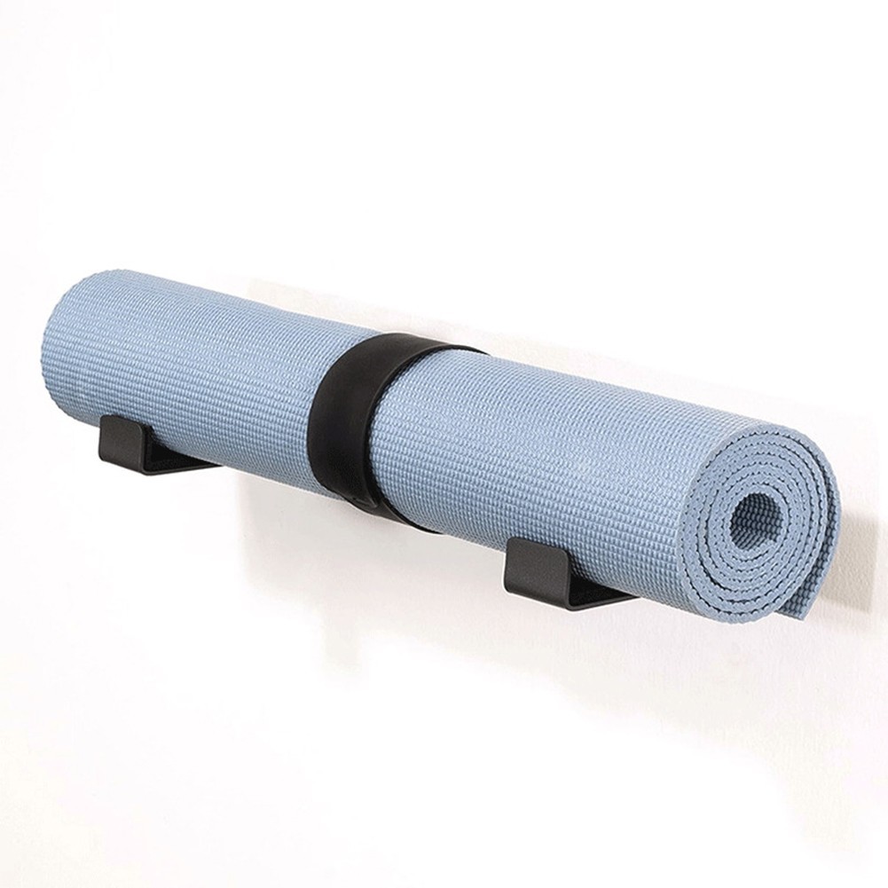 {JOYLF}Space-Saving Yoga Mat Storage Rack Wall-Mounted Organizer for ...