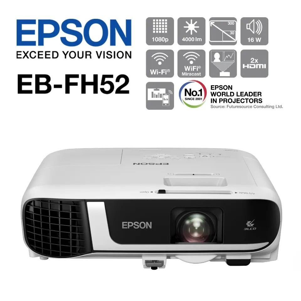 Epson EB-FH52 Full HD 3LCD Projector | Shopee Philippines