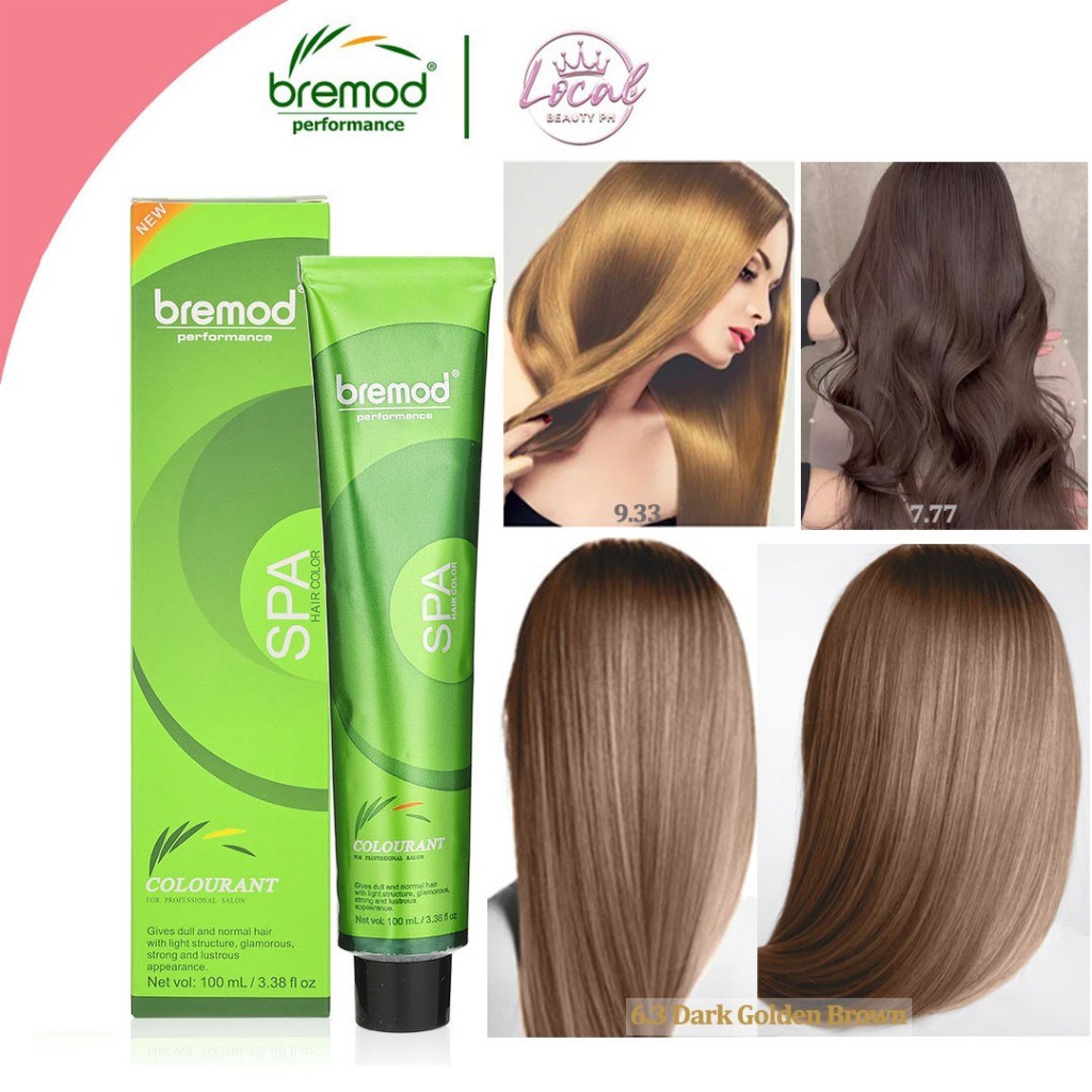 Bremod Hair Color Brown Blonde Light Dark Golden Yellow 100ml Hair Dye ...