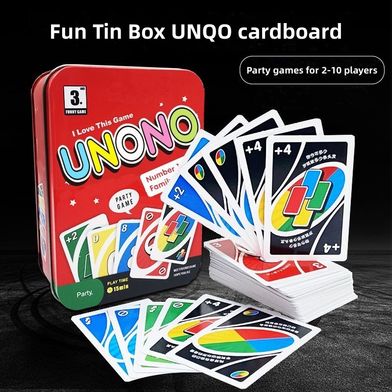 UNO Deluxe Metal Tin Edition- Premium Cards with Bonus Rules for Adult ...