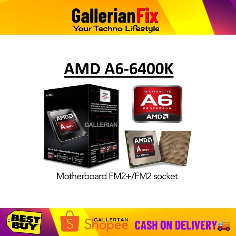 CPU AMD A6-6400K A6-7480 A8-5600 A8-7680 tray type processor only fm2 ...