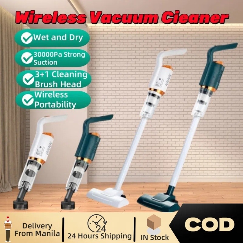 Portable Multifunction Wireless Vacuum Cleaner Handheld Rechargeable ...