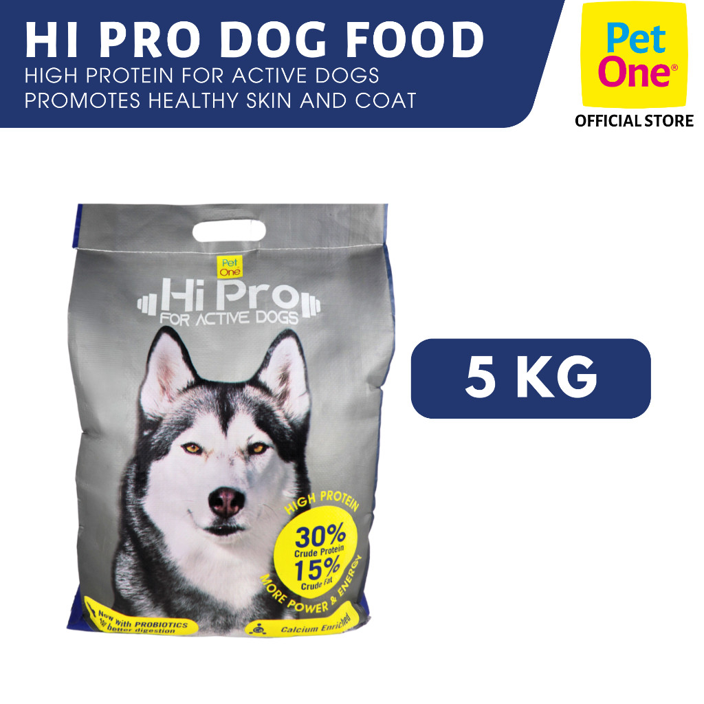 Pet One Hi Pro - High Protein Dog Food (Dry Dog Food For Active Dogs ...