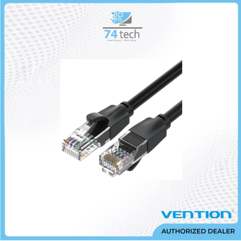 Vention CAT6 Black UTP Cable | Shopee Philippines