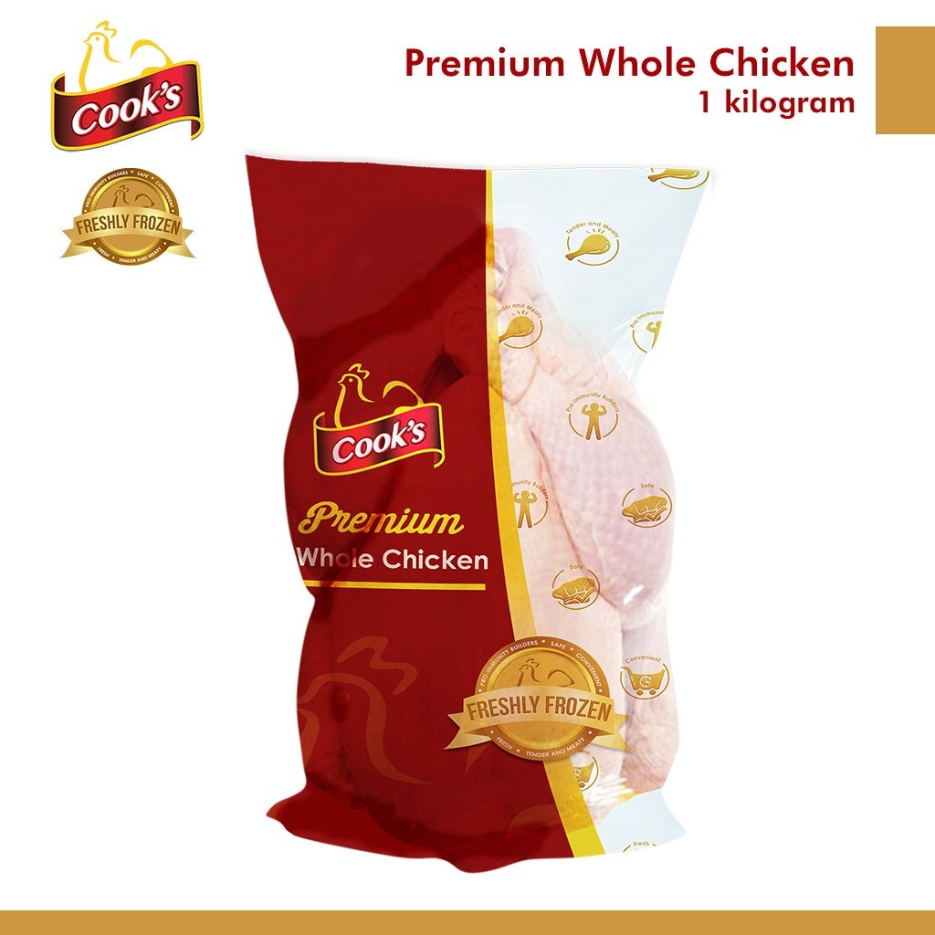 Cook's Freshly Frozen Whole Chicken 1kg | Shopee Philippines