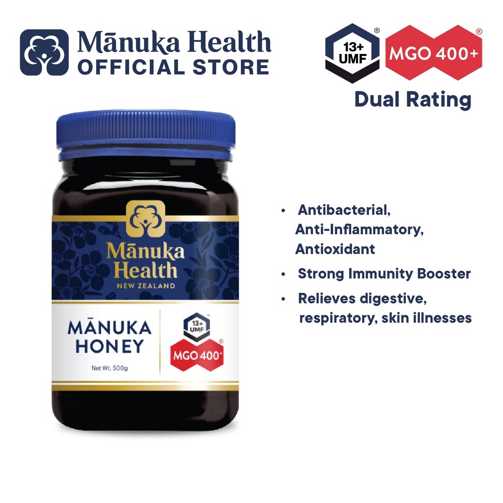 Manuka Health MGO 400+ UMF 13+ Manuka Honey 500g | Shopee Philippines