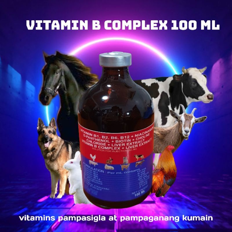 bcomplex + liver extract injectable 100ml | Shopee Philippines