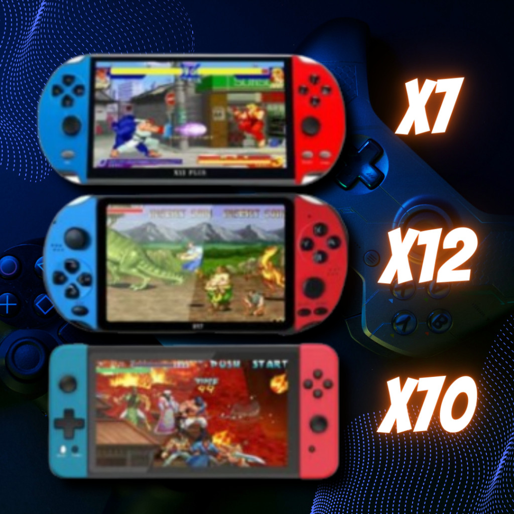 PSP X7/X12/X70 5.1 inch Support NES Retro Game Handheld Retro Game ...