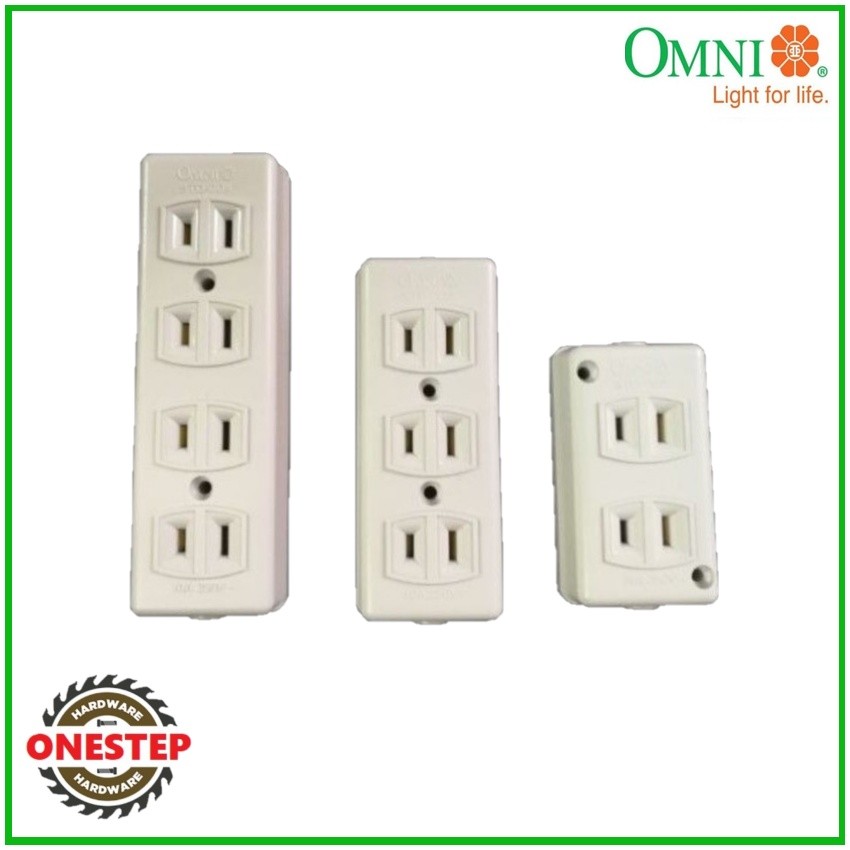Omni Spring Type Outlet 2 Gang (STO-002), 3 Gang (STO-003), 4 Gang (STO ...