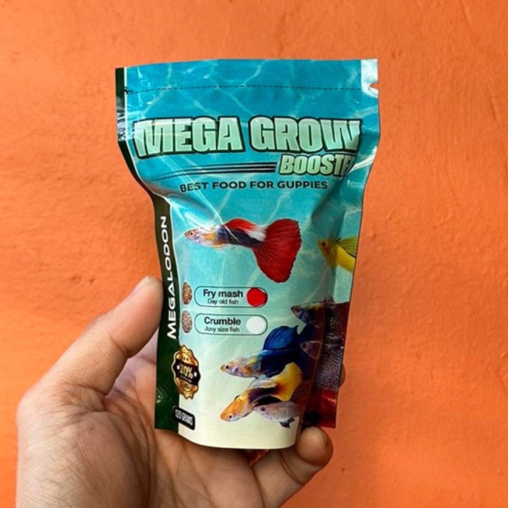 Mega Grow Booster (10+1 Promo) best food for guppies (fry mash ...