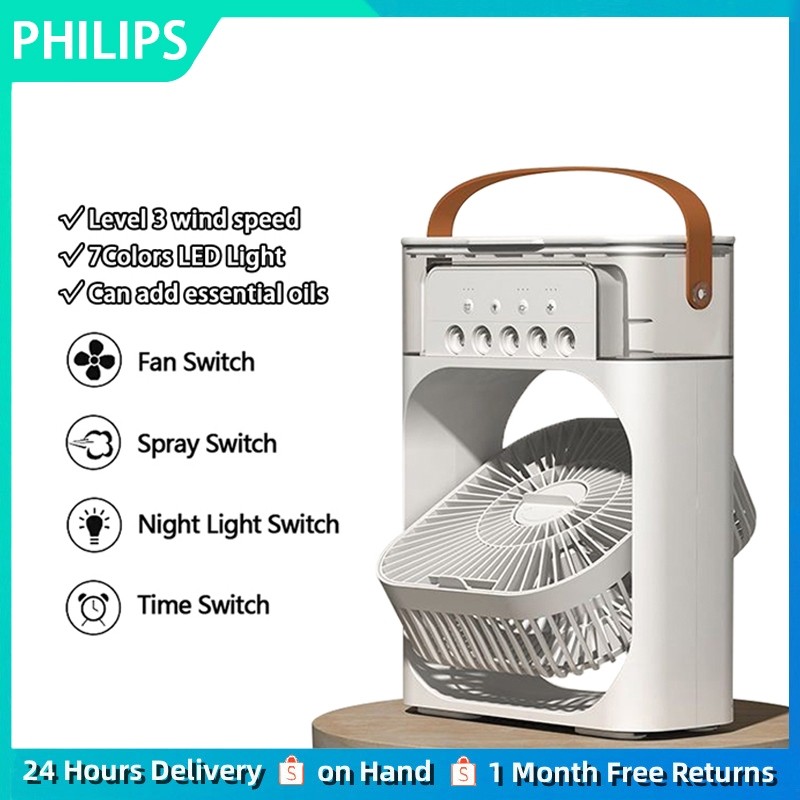 philips electric fan Air Conditioner Small fan mini 4 in 1 USB Mini ...