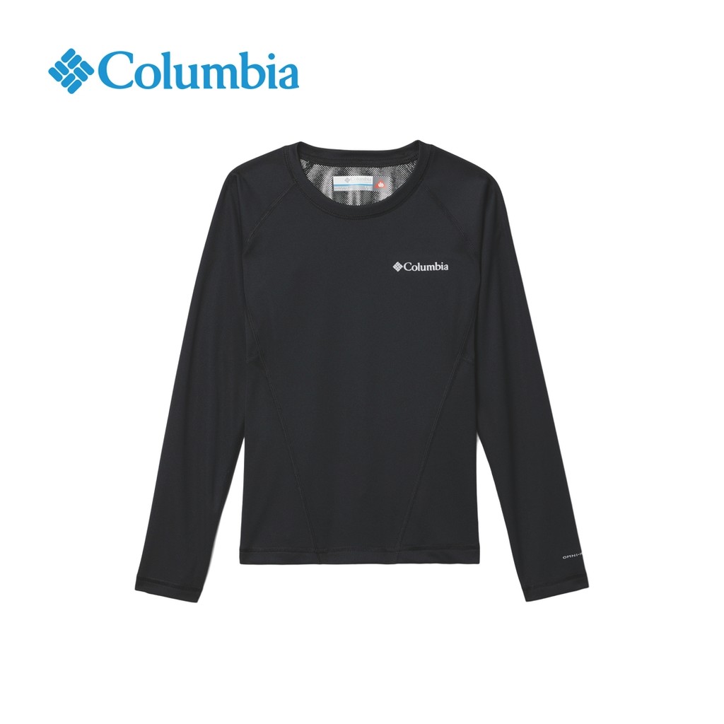 Columbia Sportswear Midweight Crew 2 Black Unisex Kids Baselayer ...