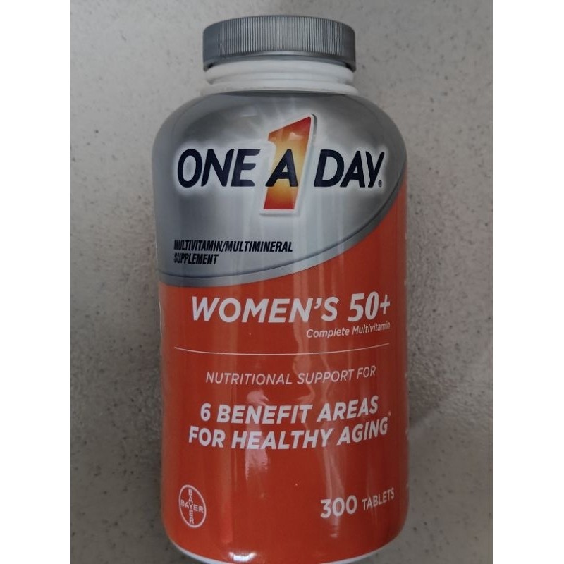Bayer 1 one a day women adult ages 50+ Multivitamin w vitamin b c d e ...