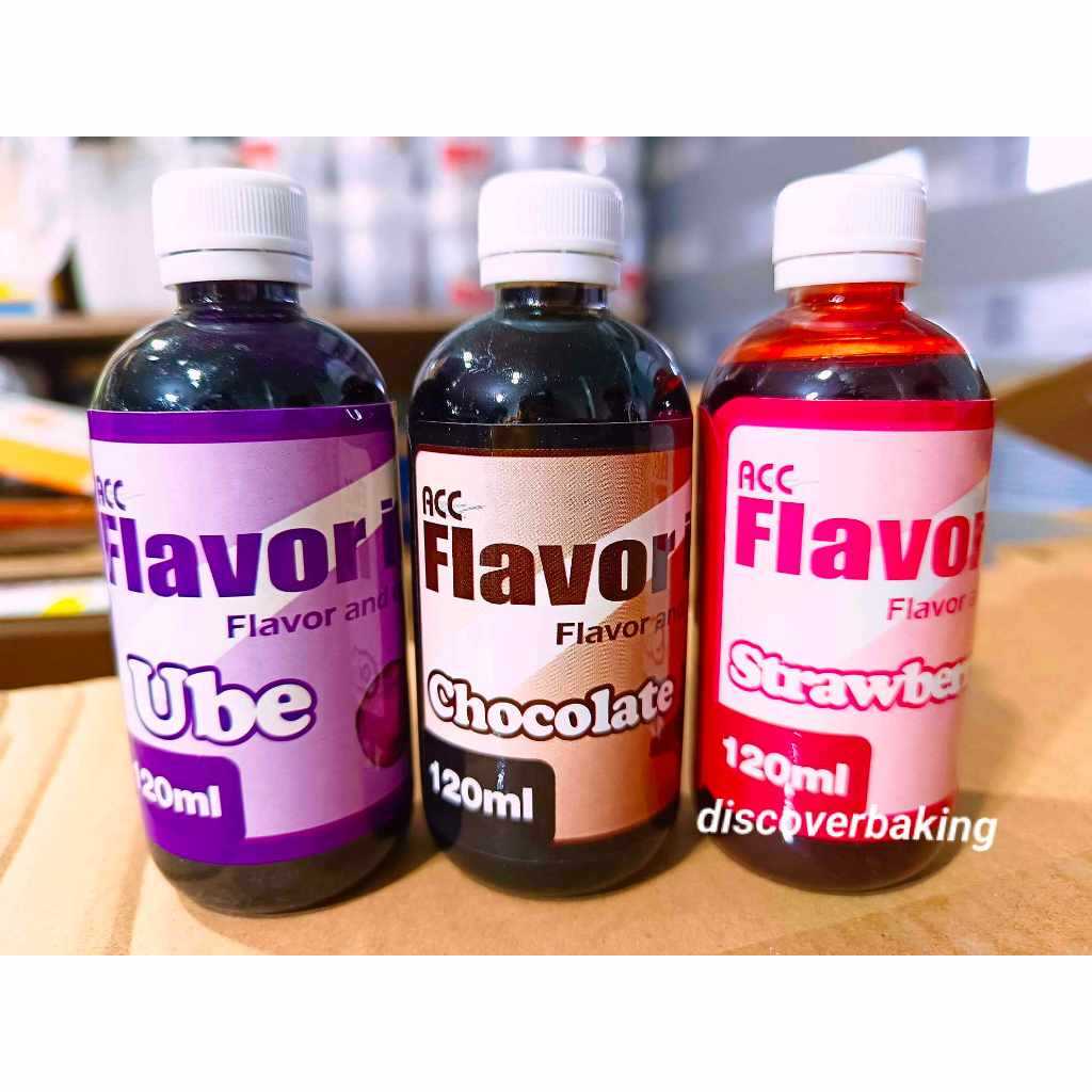 Acc Flavor-it CHOCOLATE , STRAWBERRY, UBE FLAVOR AND COLOR 120ML FOOD ...