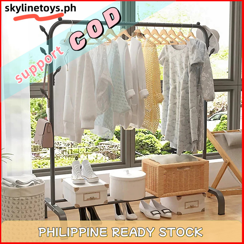 CODDouble Pole Clothes Rack For Clothes Organizing Sampayan Double Pole ...