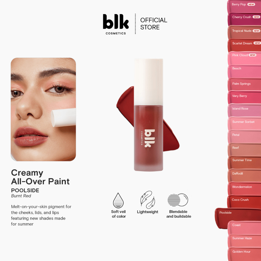 blk cosmetics fresh creamy all over paint poolside | Shopee Philippines