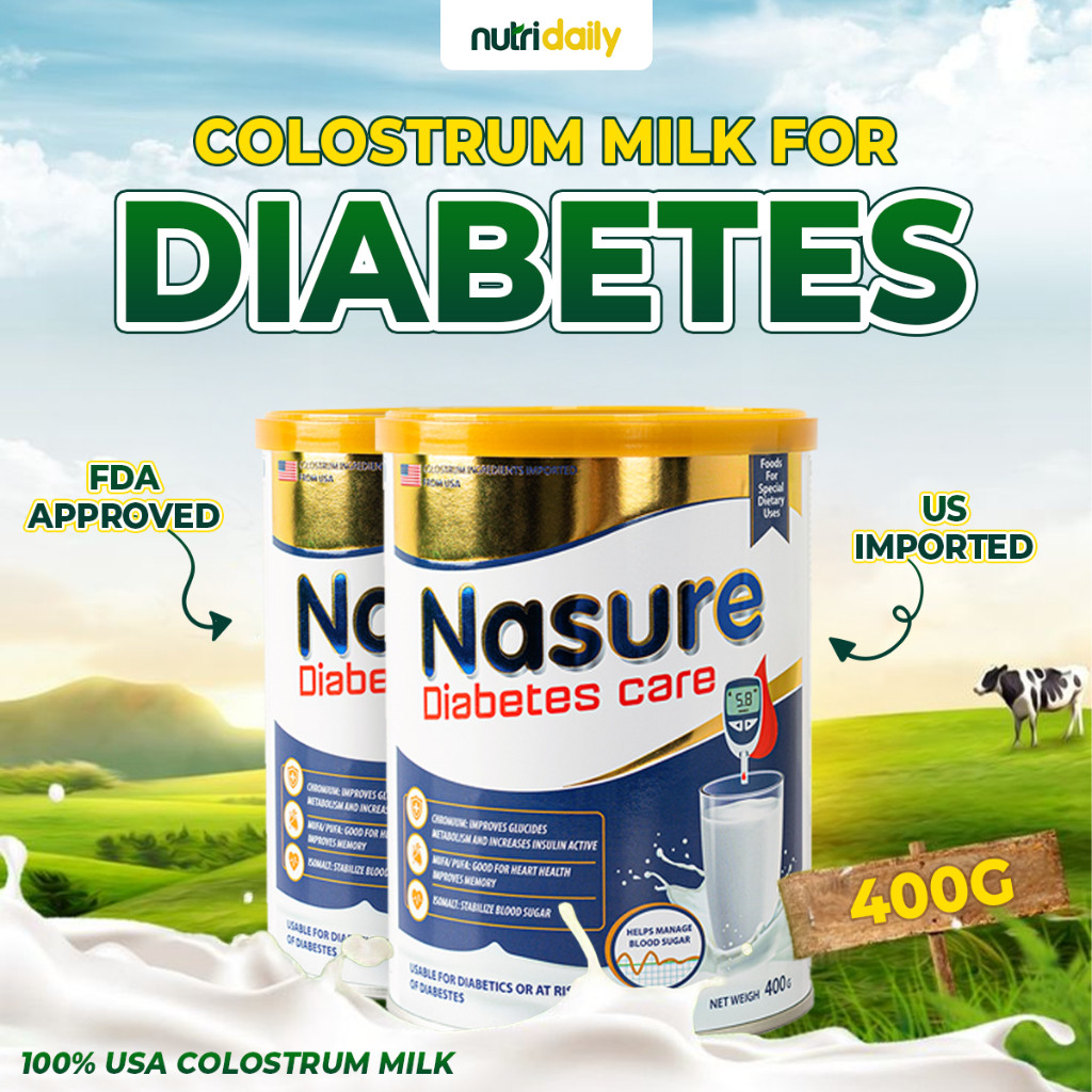 Nasure Milk for Diabetic Colostrum Milk Powder - Pack of 2 | Shopee ...