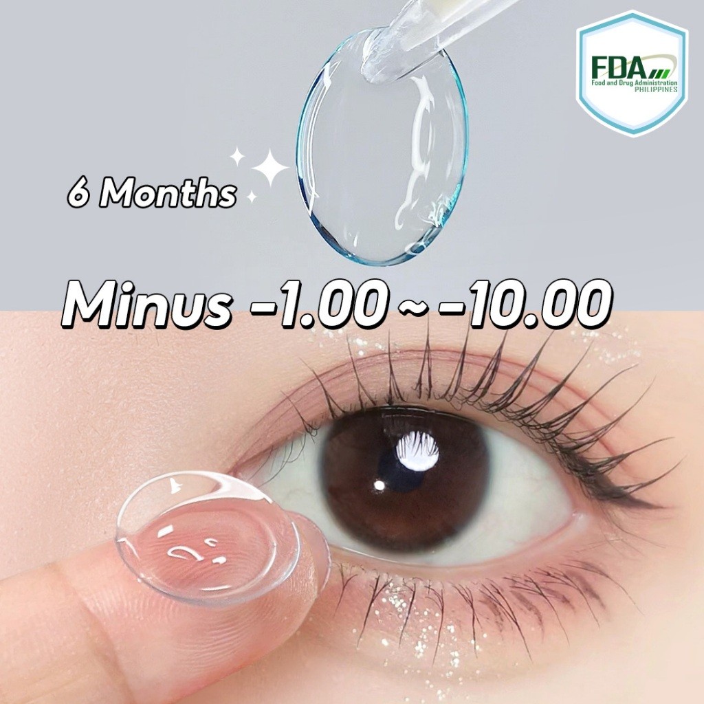 [Lasting hydration] Flarecolor Clear Contact Lens -1.00~-10.00 Grade ...