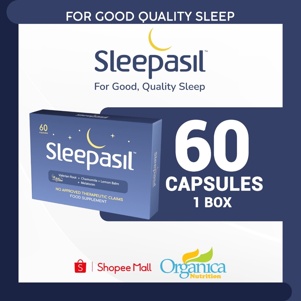 [For Good Quality Sleep] Sleepasil Melatonin & Magnesium Supplement (1 ...