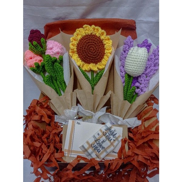 SCENTED CROCHET BOUQUET by Artanya (Pls read the description first ...