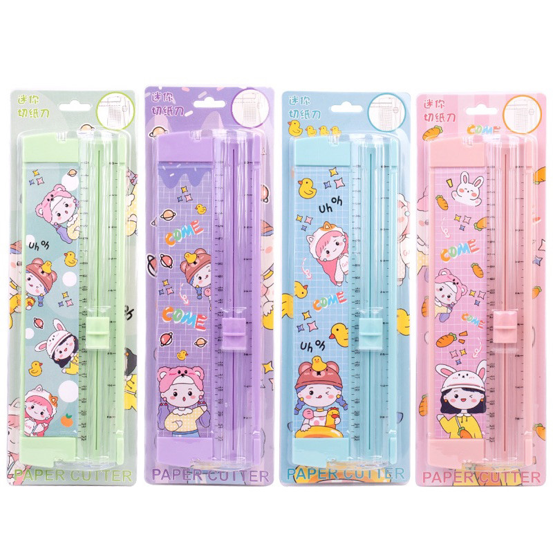 Cutiee Sliding A5 mini Portable Paper Cutter Paper trimmer Diy w/ ruler ...