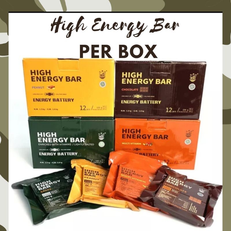 High Energy Biscuits PER BOX Military Grade MRE Food Ration | Shopee ...