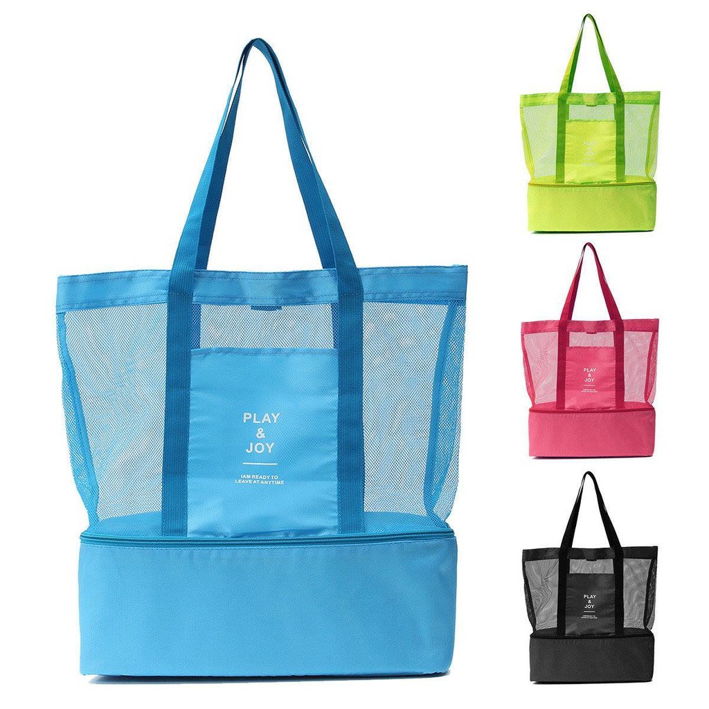 KST 2 in 1 Play & Joy Foldable Picnic Bag for Outing Beach Insulated ...