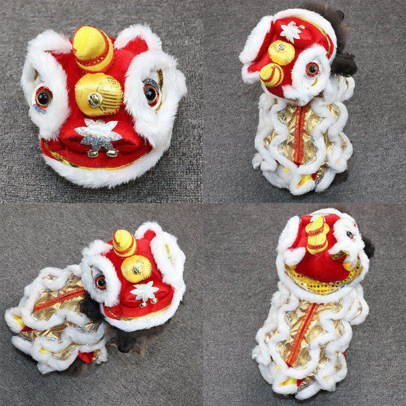 Pet Dog Costume Dragon Dance Clothing Puppy Festive Cosplay Costume For ...