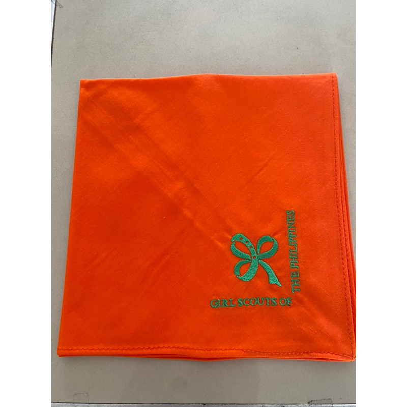 Tangerine Scarf Neckerchief for Highschool Girl Scout Burda (HINDI ...