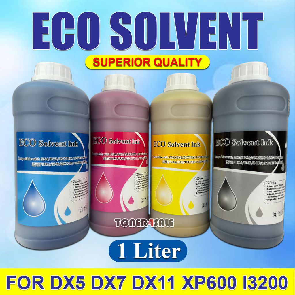 Original Eco Solvent Ecosolvent Tarpaulin Ink and Cleaning Solution 1 Liter | Shopee Philippines