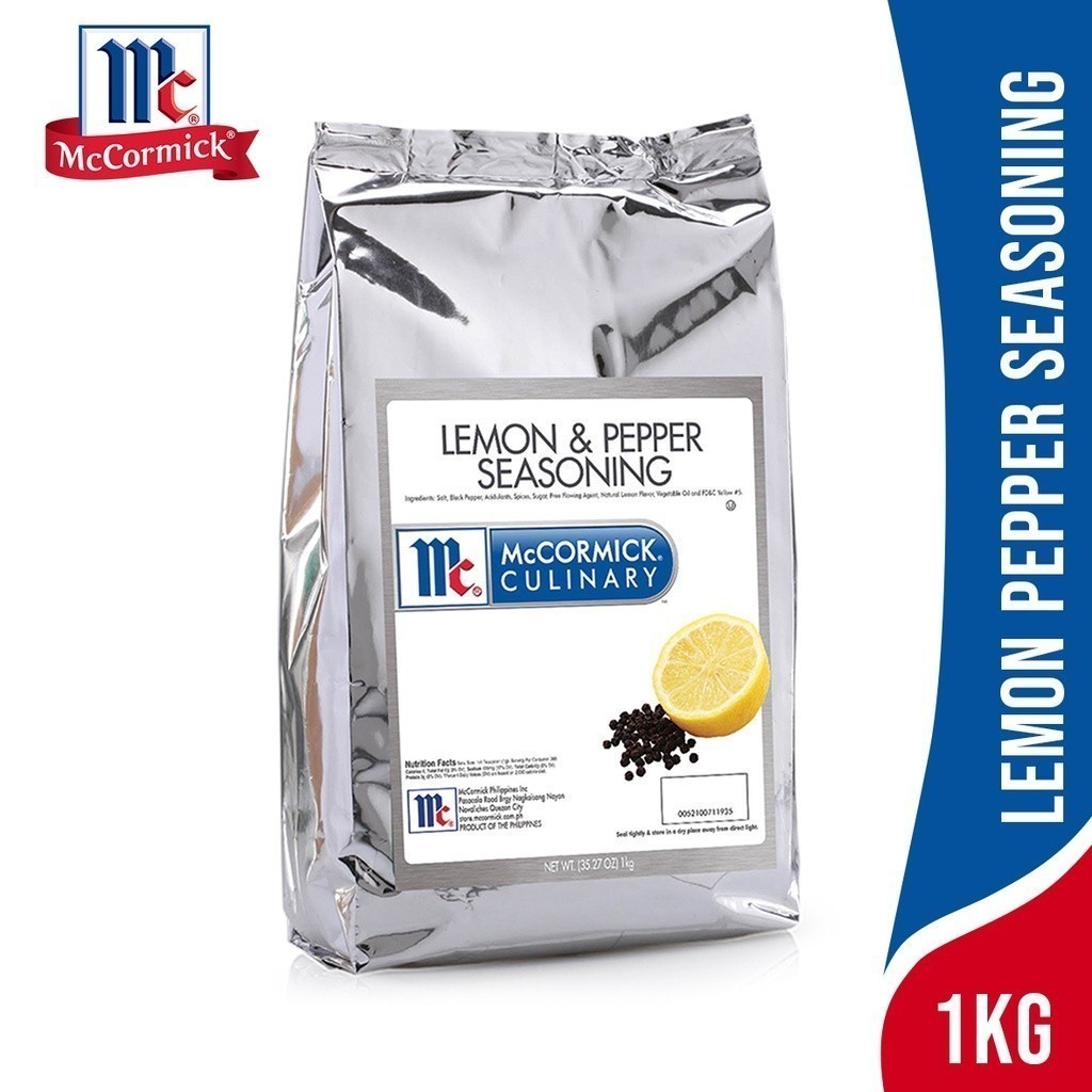 McCormick Lemon Pepper Seasoning 1kg | Shopee Philippines