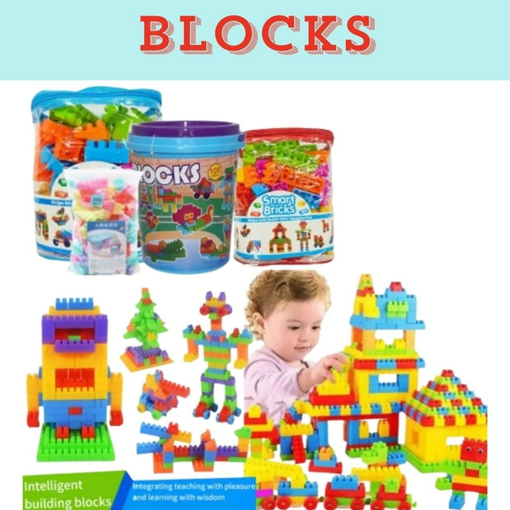 TFL Educational Building Blocks Smart Bricks 85/120/190pcs in Bag, 82 ...