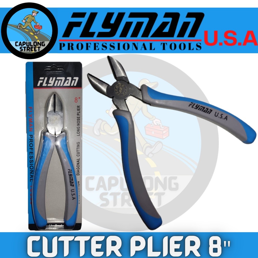 Capulong Flyman Cutter Plier 8 Flyman Diagonal Plier Cutting Plier ...