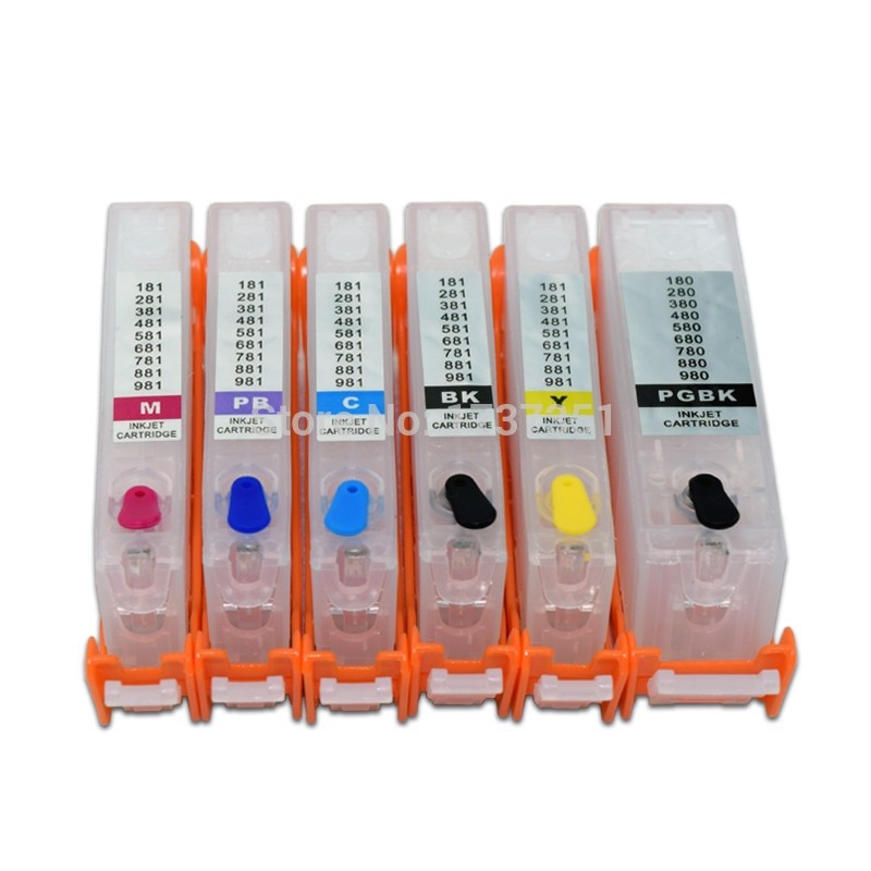 PGI-280 CLI-281 Refill Ink Cartridge for Canon PIXMA TR7520 TR8520 ...