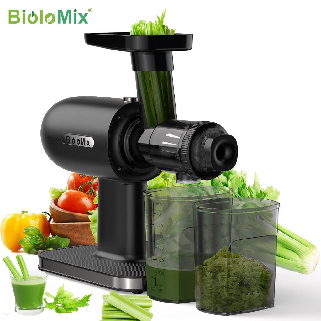 BioloMix Cold Press Juicer,Slow Masticating Juicer Machines with ...