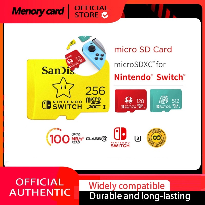 Micro SD Card 256GB/ 128GB Memory Card Uhs-I Card For Nintendo Switch ...