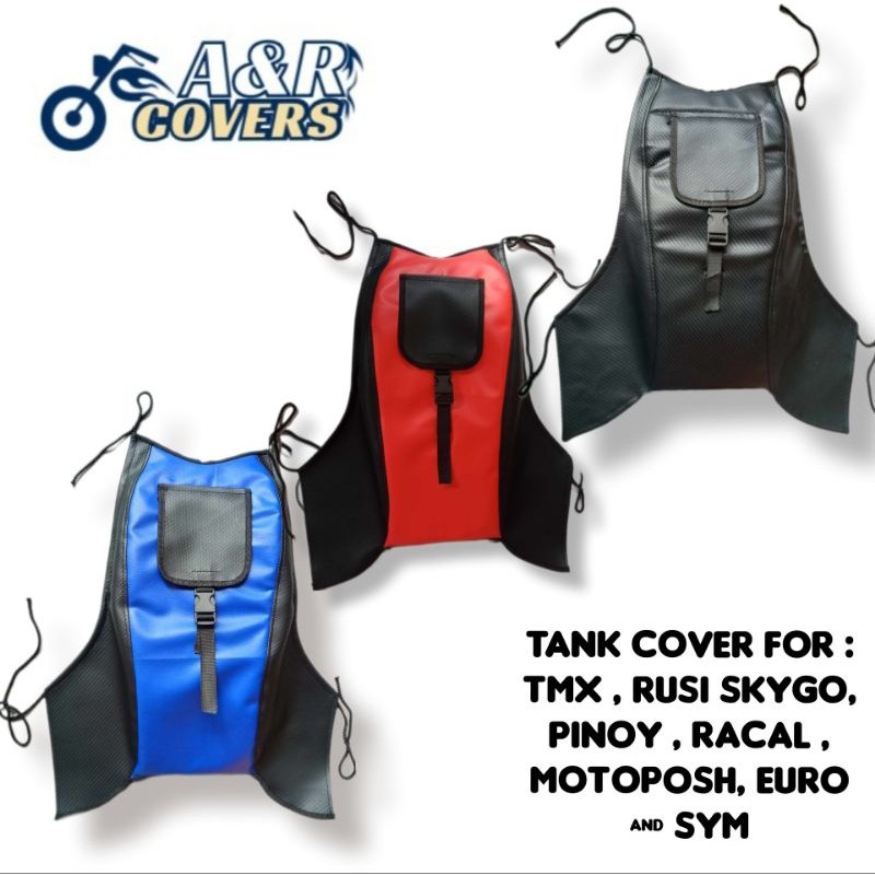 Tank cover (bilog) TMX Rusi skygo Pinoy Racal euro motorstar motoposh ...