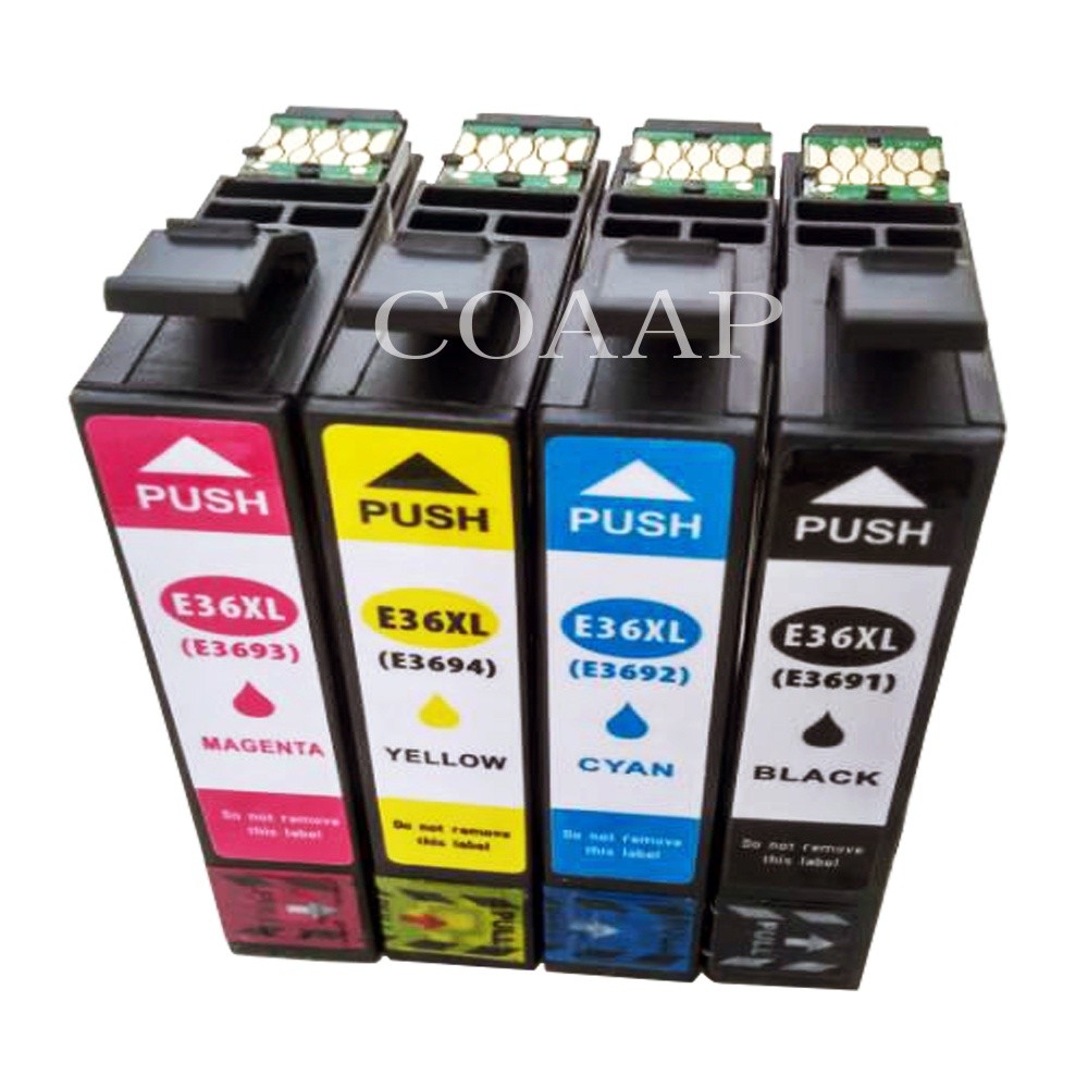 4x Compatible 36 xl ink cartridge for EPSON 3691-3694 Expression Home ...