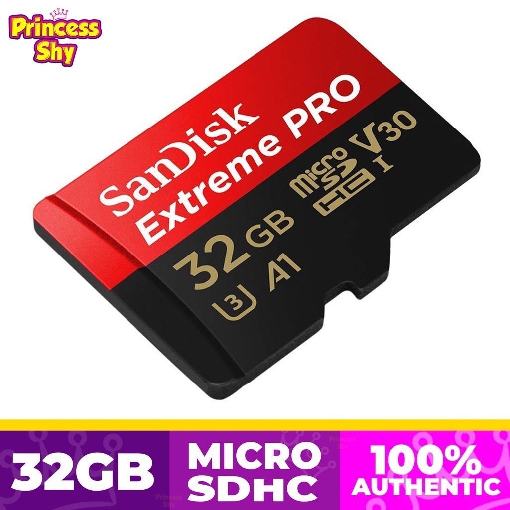 SanDisk 32GB Extreme Pro Micro SDHC UHS-1 100mbps 4K A1 SDSQXCG-032G ...