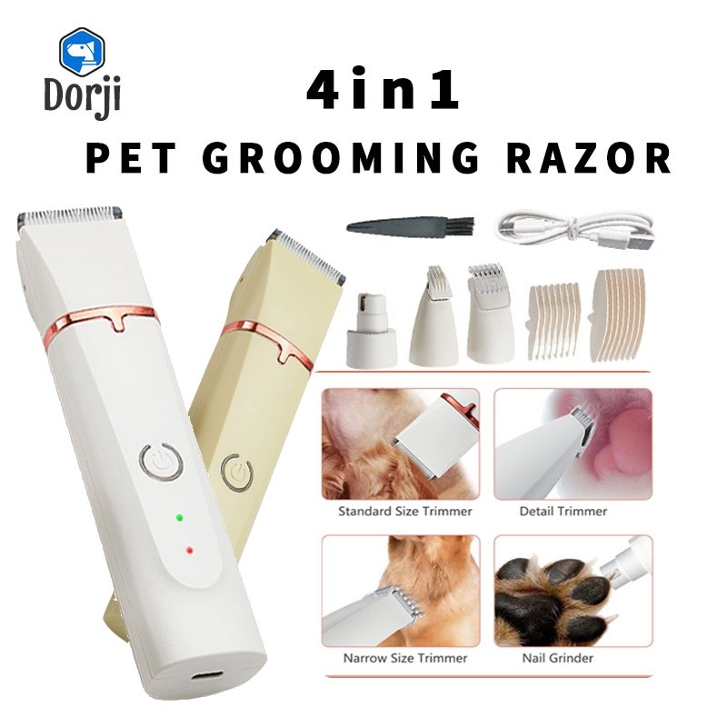 Razor for dog grooming supplies 4in1 cat dog hair trimmer pet razor ...
