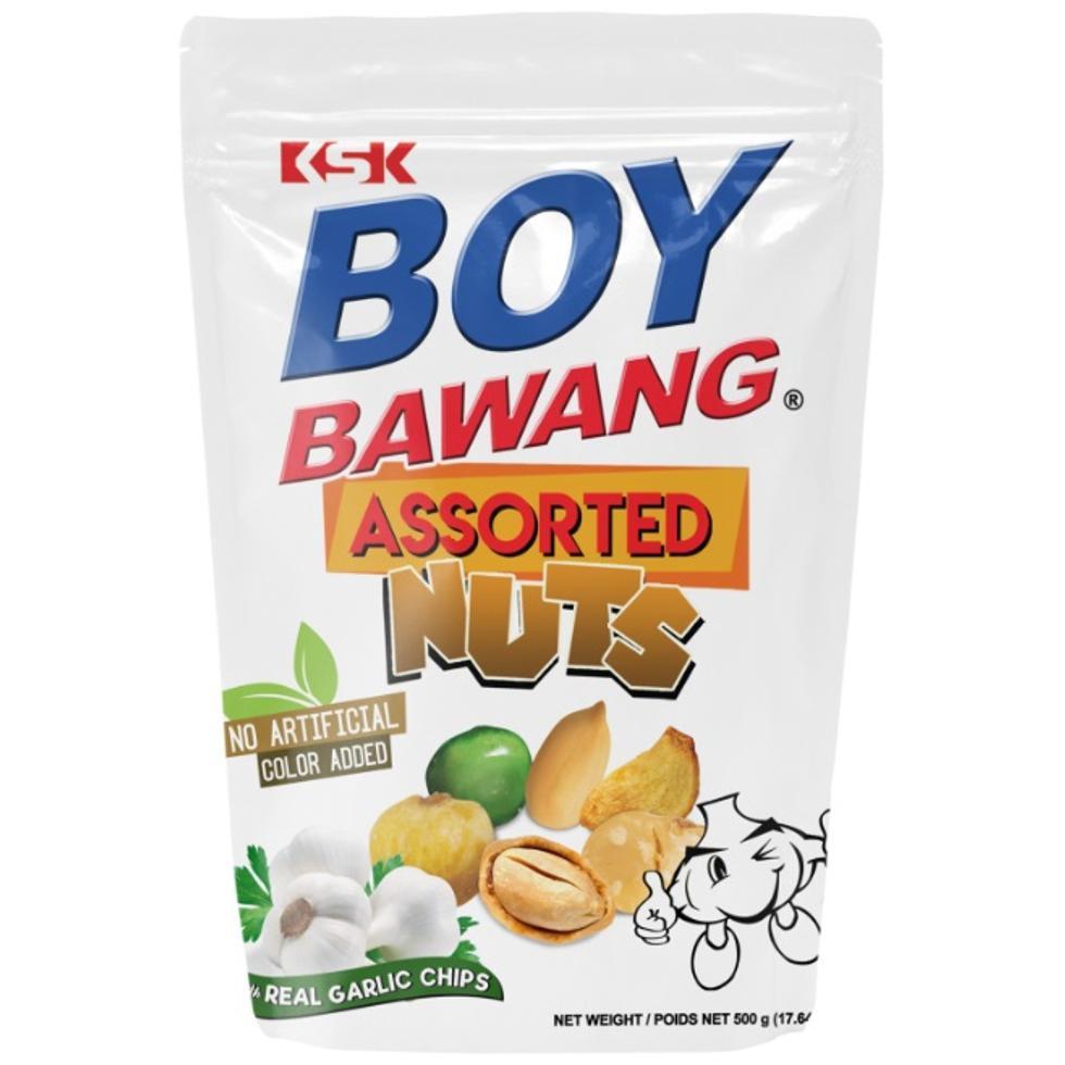 Boy Bawang Nuts With Real Garlic Chips Assorted 500G | Shopee Philippines