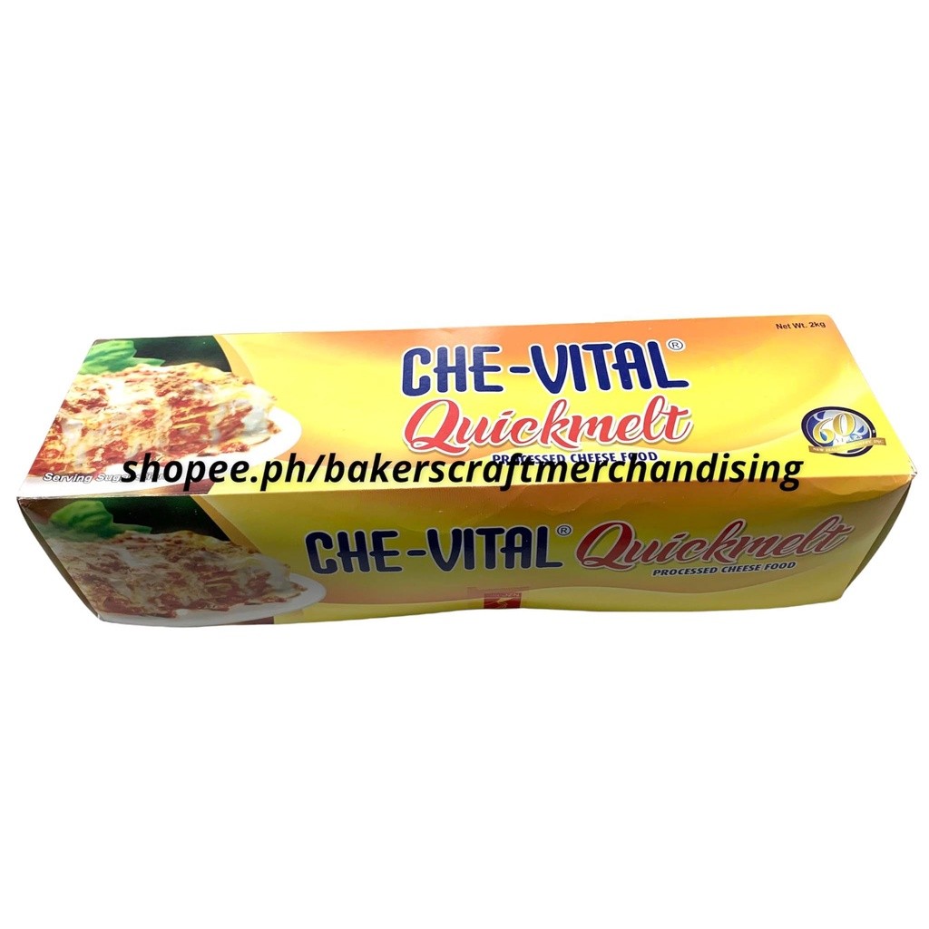 Che-Vital Quickmelt Cheese 2 Kg Exp OCTOBER 22, 2025 | Shopee Philippines