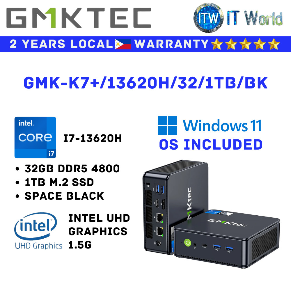 Itw | GMKtec Mini PC All in One Desktop PC Nucbox K7 Plus PC Kit (GMK ...