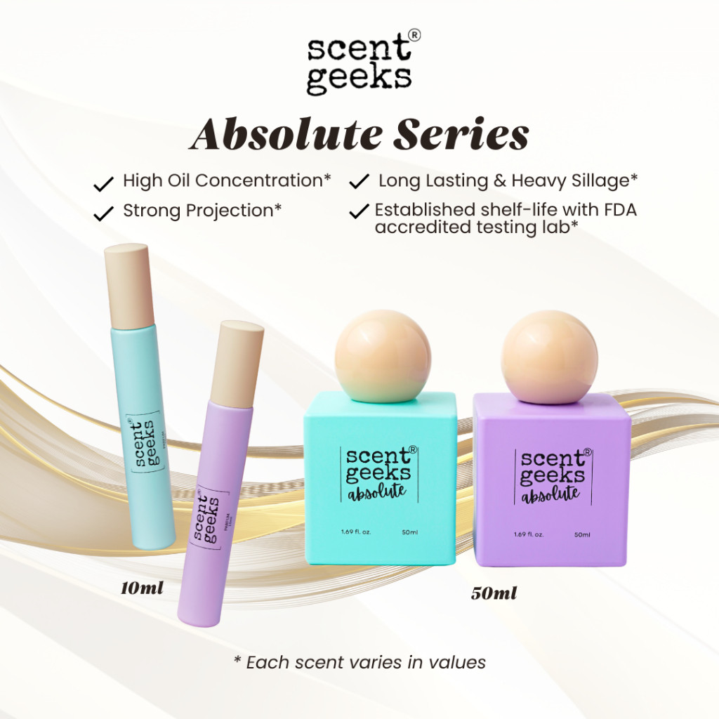 Scent Geeks Absolute Series Oil Perfumes (50ml & 10ml) | Shopee Philippines