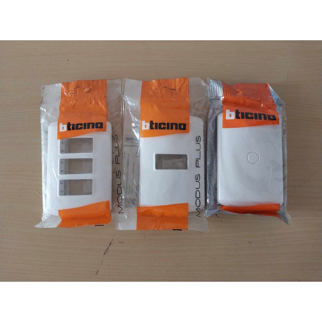 SALE! BTICINO Modus Plus Plates (Blank, 1 Gang, 3 Gang) | Shopee ...