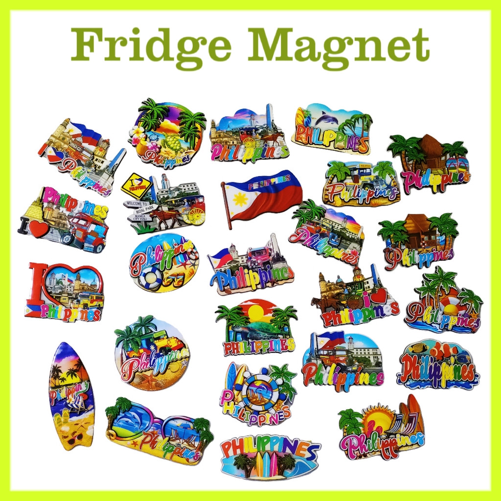 2025 NEW PHILIPPINES magnet Design Wooden 2D Fridge REF Magnet ...