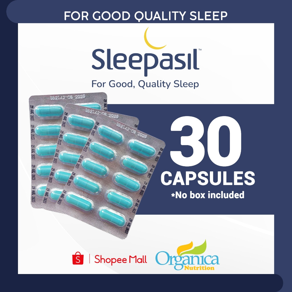 [For Good Quality Sleep] Sleepasil Melatonin & Magnesium Supplement (30 ...