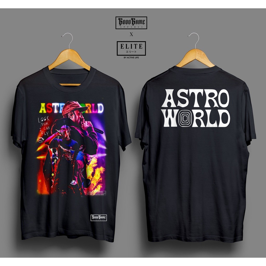 Oversized Eliter Shirt BOOTLEG ARTIST T-shirt Travis Scott AstroWorld ...